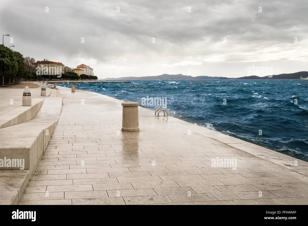 Zadar sea organ Stock Photo - Alamy