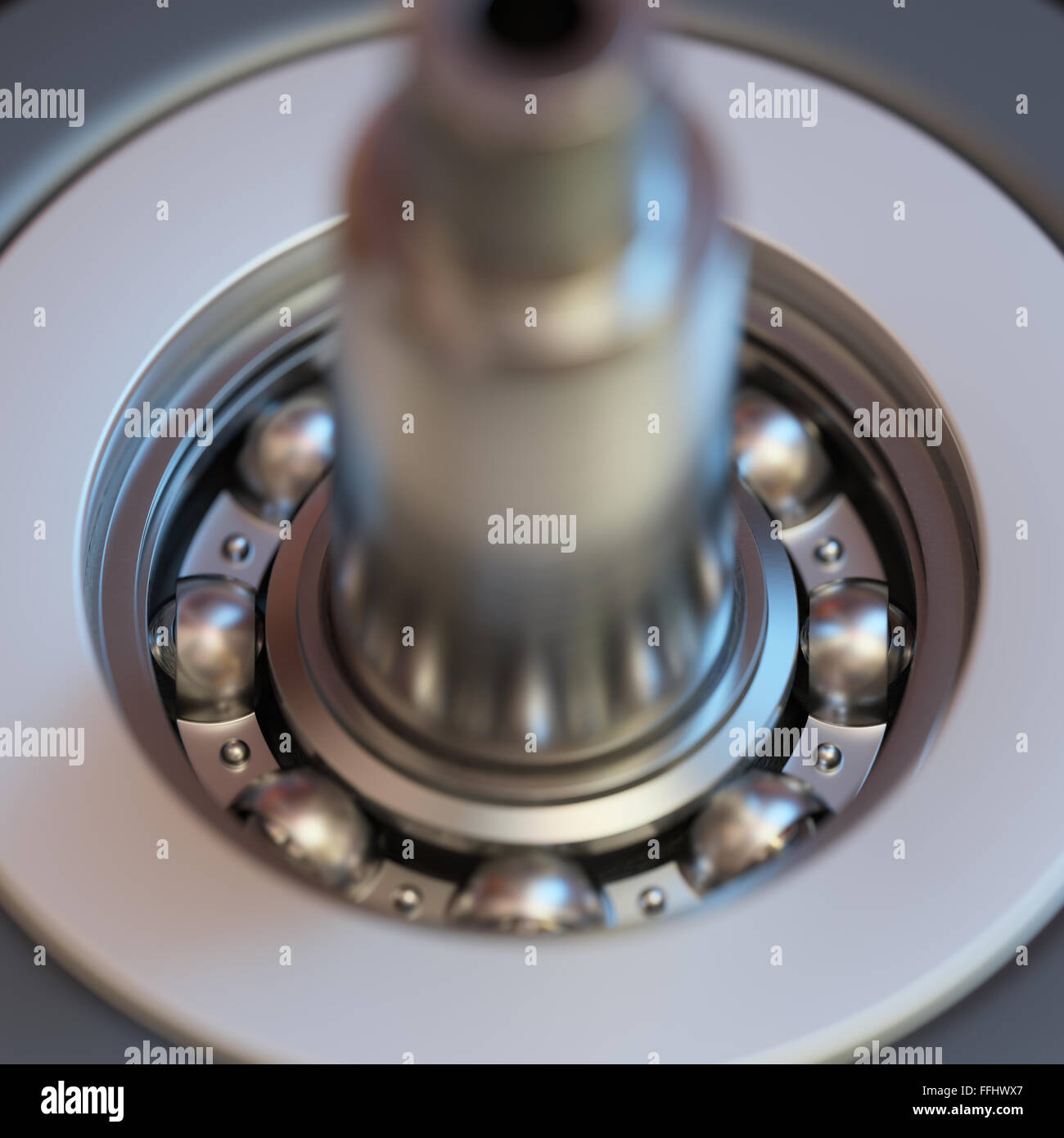 Ball bearing inside of wheel close-up Stock Photo - Alamy