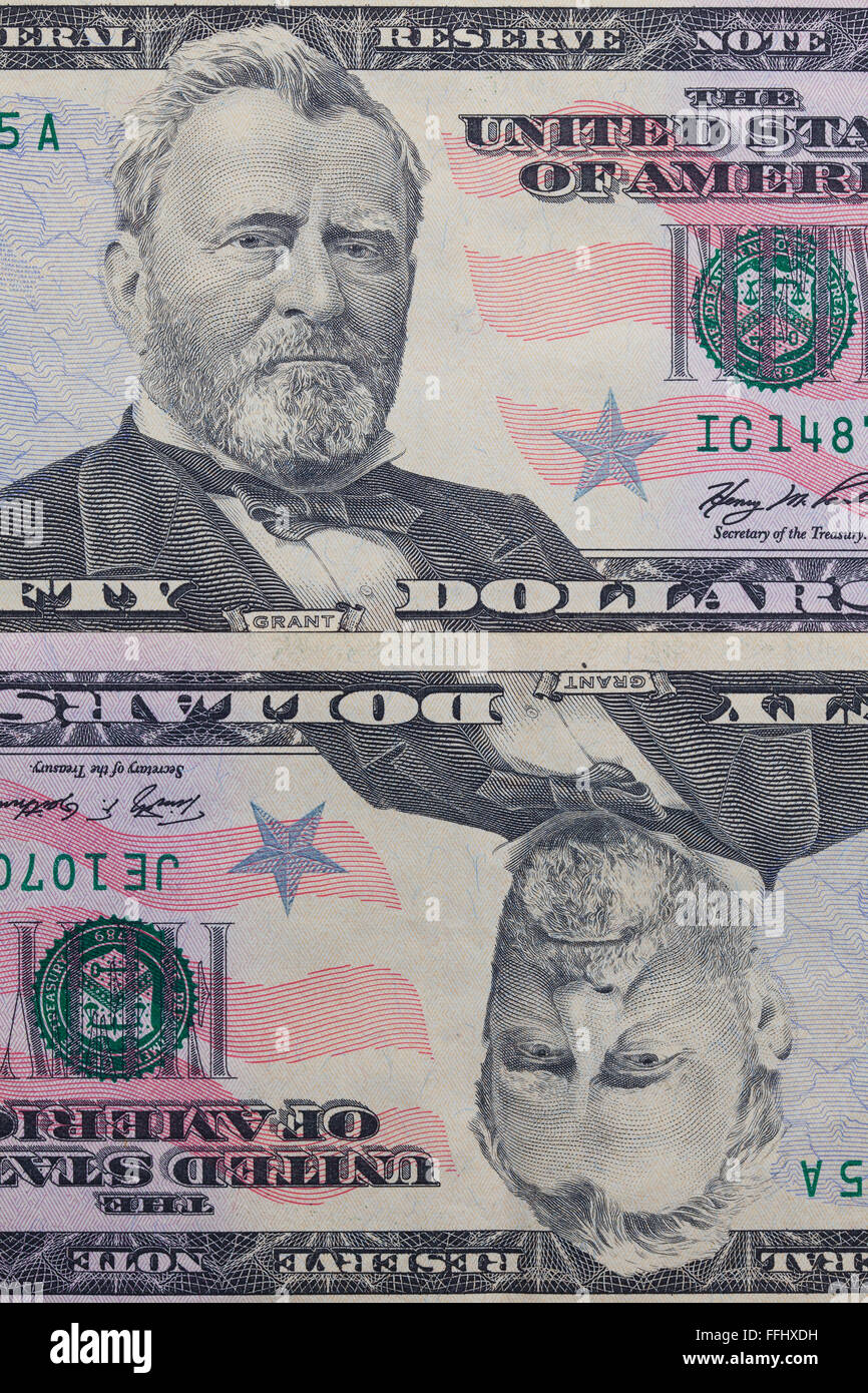 Detail of US dollar banknotes Stock Photo - Alamy