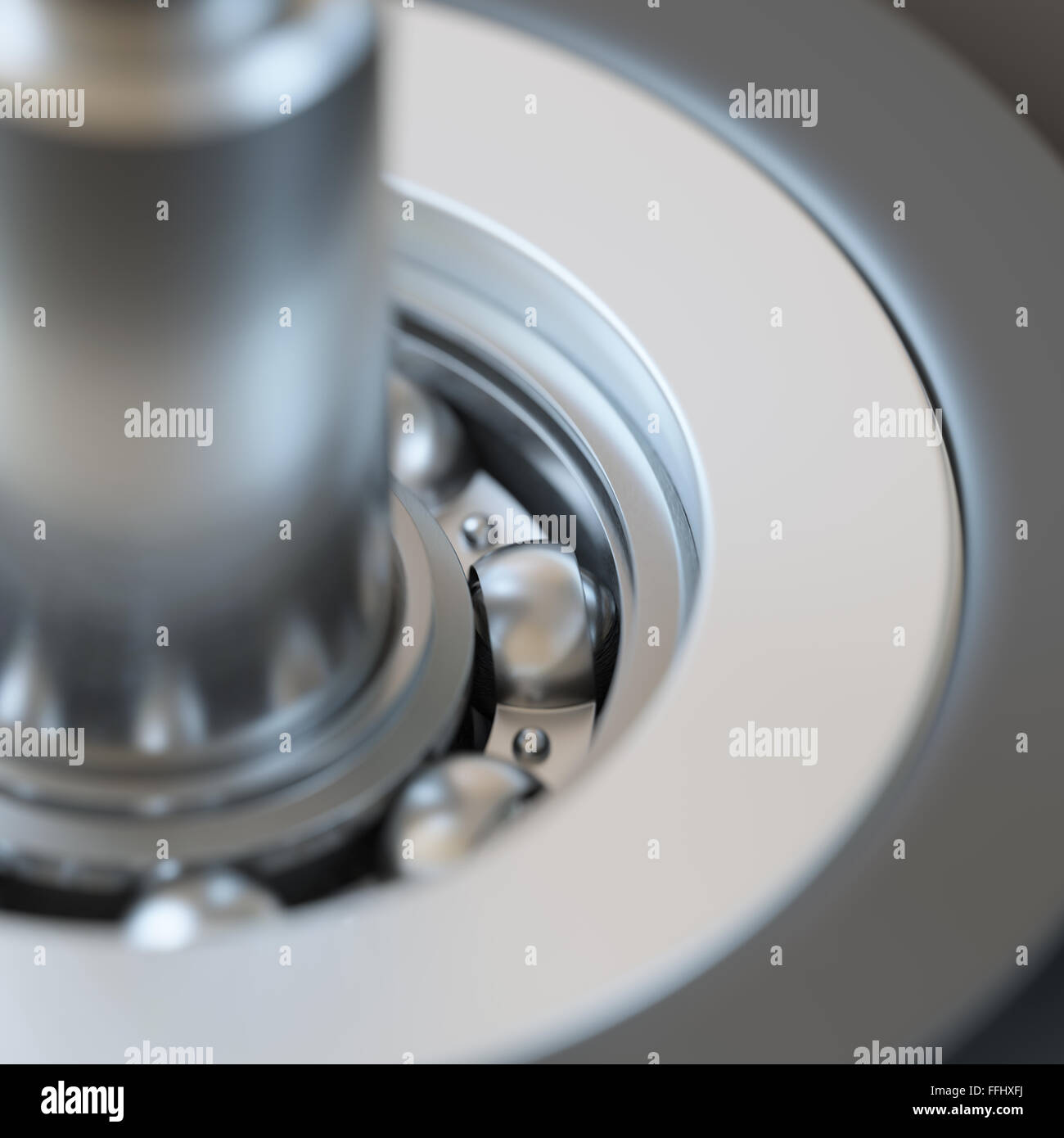 Ball bearing inside of wheel close-up Stock Photo - Alamy