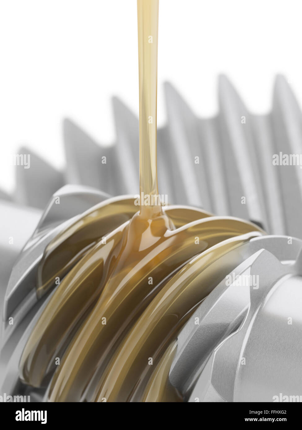 Oiling gears close up shot Stock Photo - Alamy