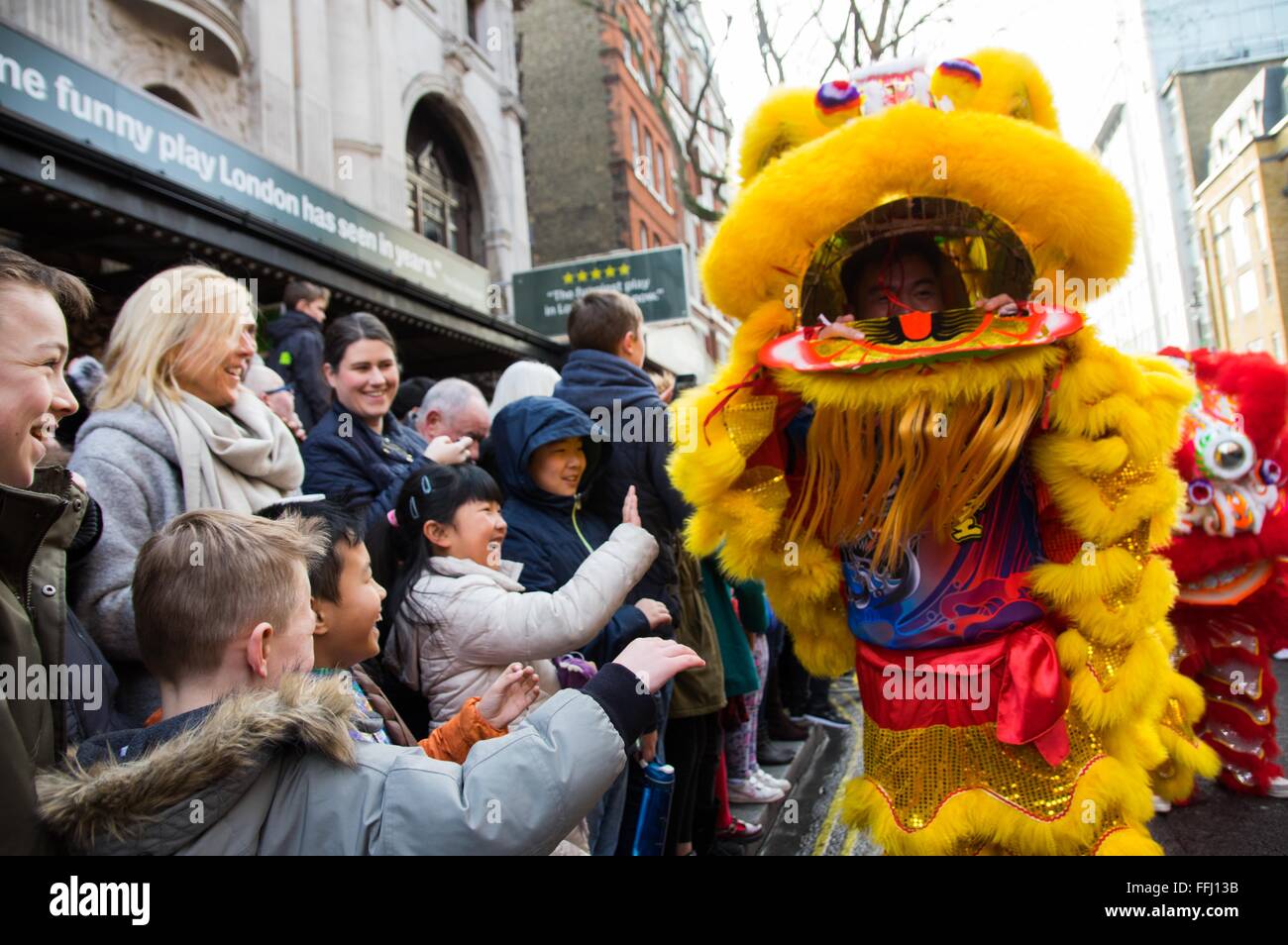 Lodnon, United Kingdom. 14th Feb, 2016. British Chinese celebrate ...