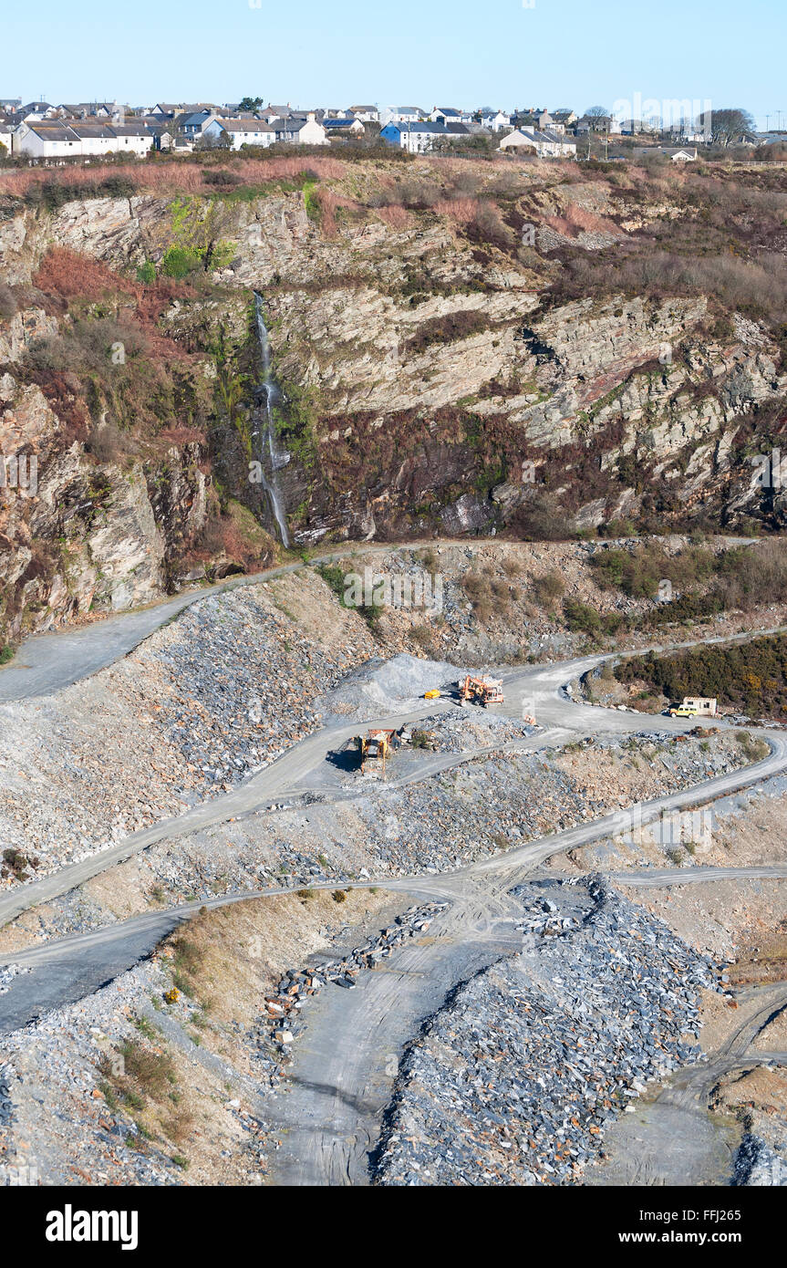 Delabole slate quarry, Cornwall, England, UK Stock Photo - Alamy