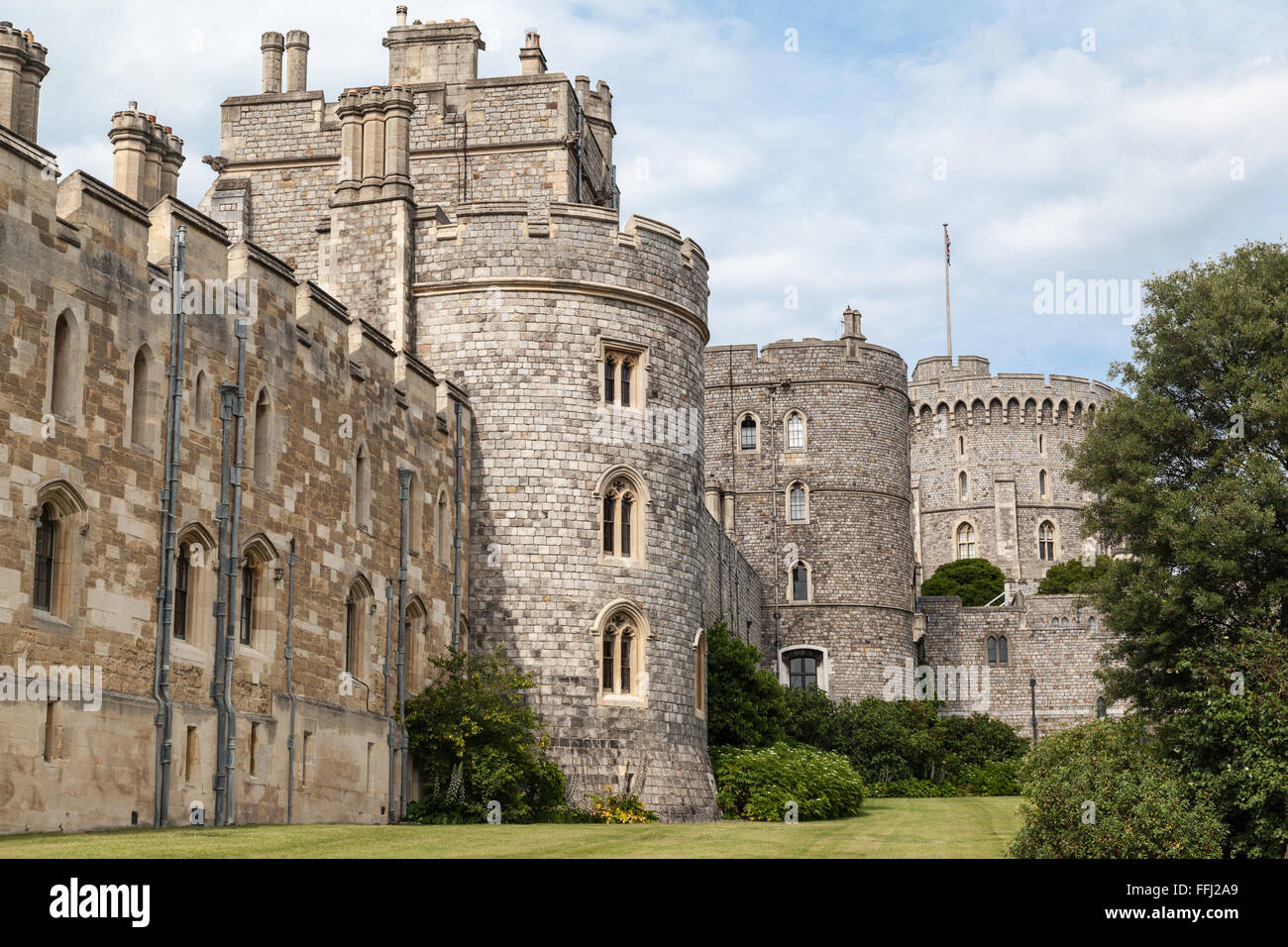Windsor England Castle Walls Stock Photo - Alamy