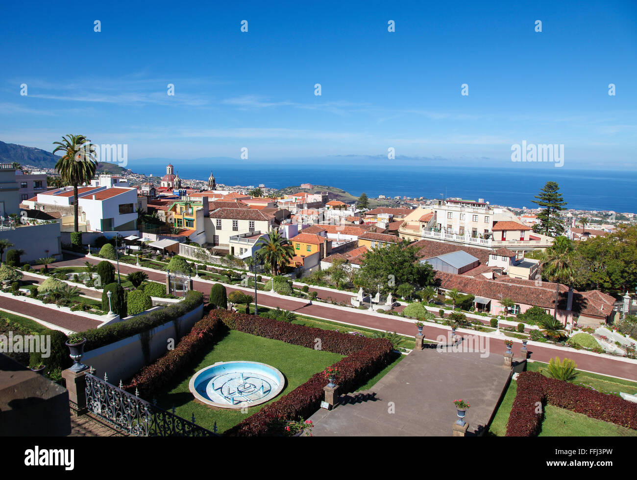 Aerial view tenerife island canary hi-res stock photography and images ...