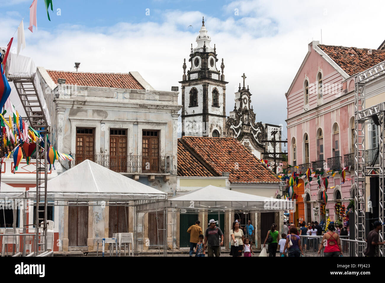 Saint Peter Plaza Recife Pernambuco Brazil Stock Photo - Alamy