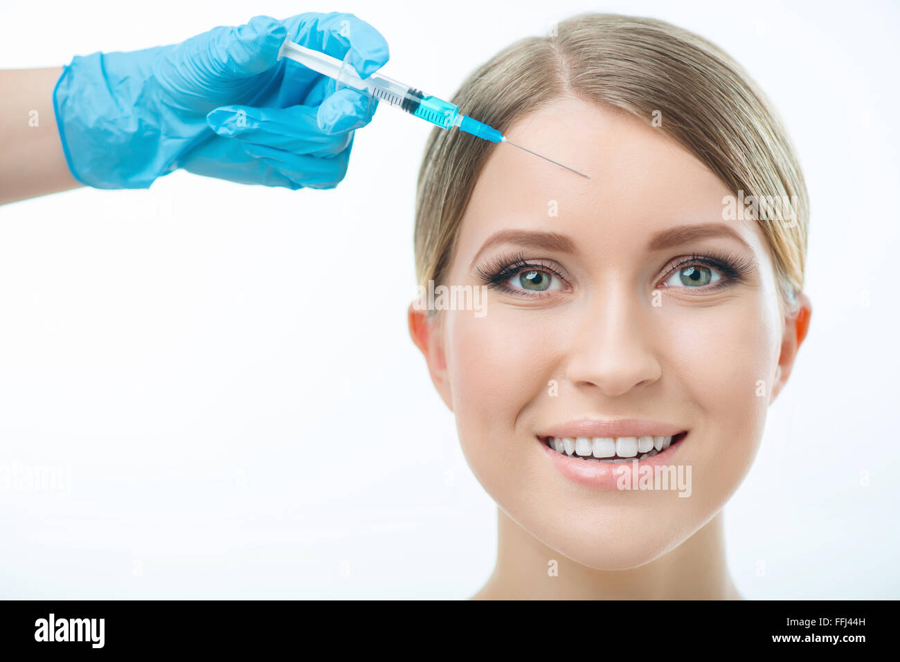 Professional cosmetologist making beauty injections Stock Photo - Alamy