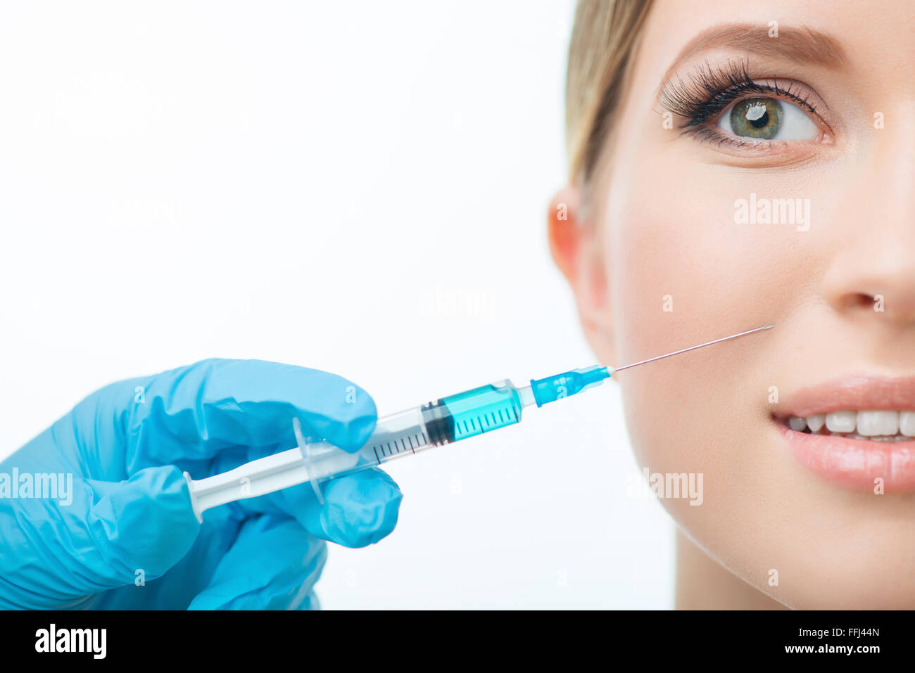 Professional cosmetologist making beauty injections Stock Photo - Alamy