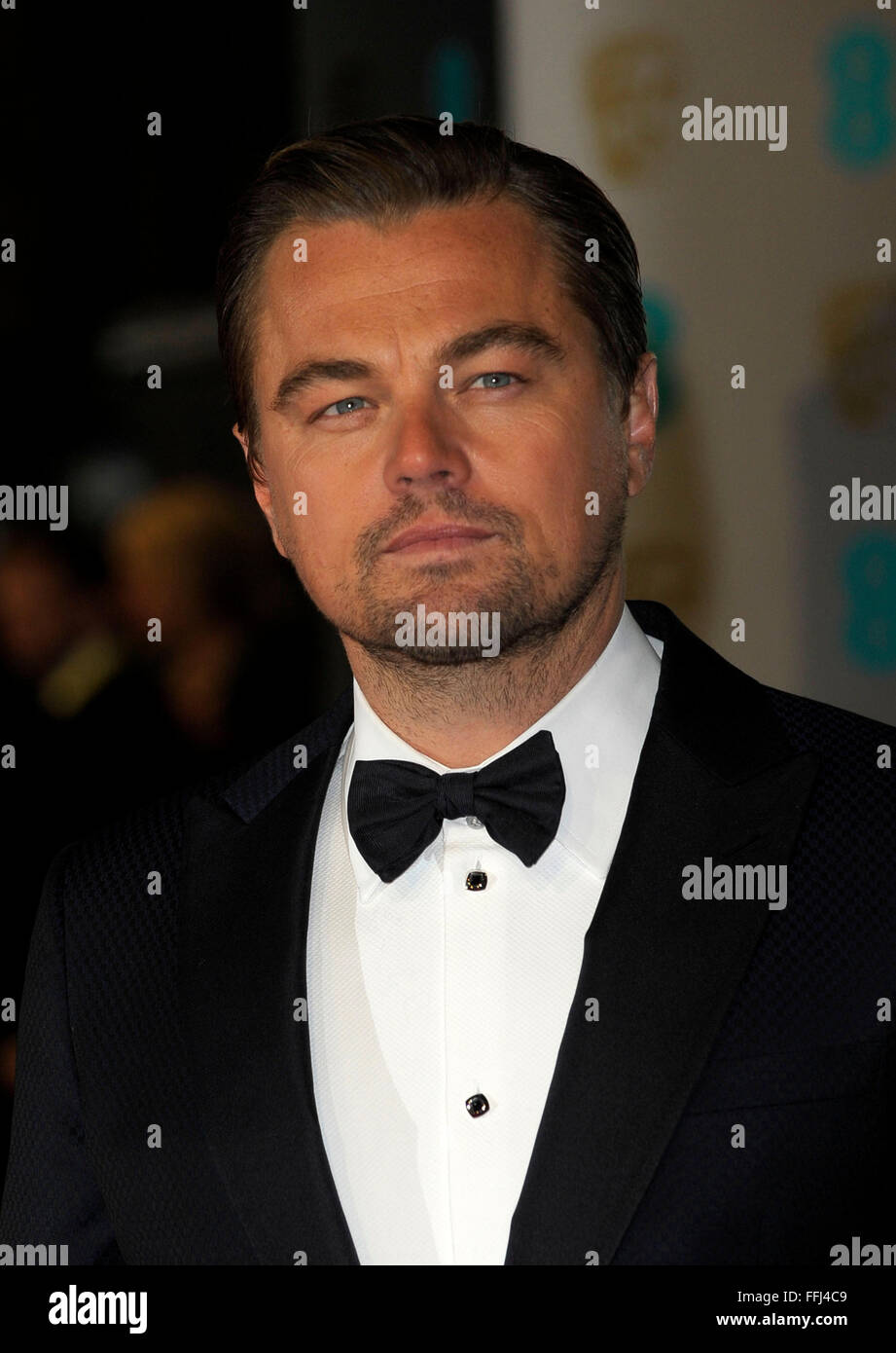 London, UK. 14th February, 2016. Leonardo Dicaprio attending the EE ...