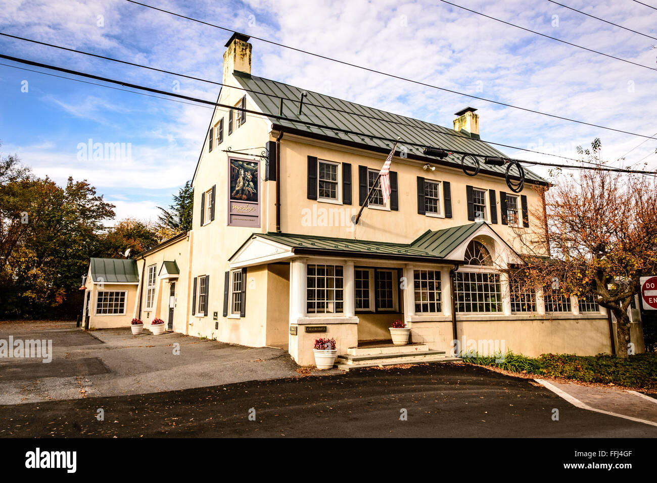 Mosby Tavern, 2 West Marshall Street, Middleburg, Virginia Stock Photo ...