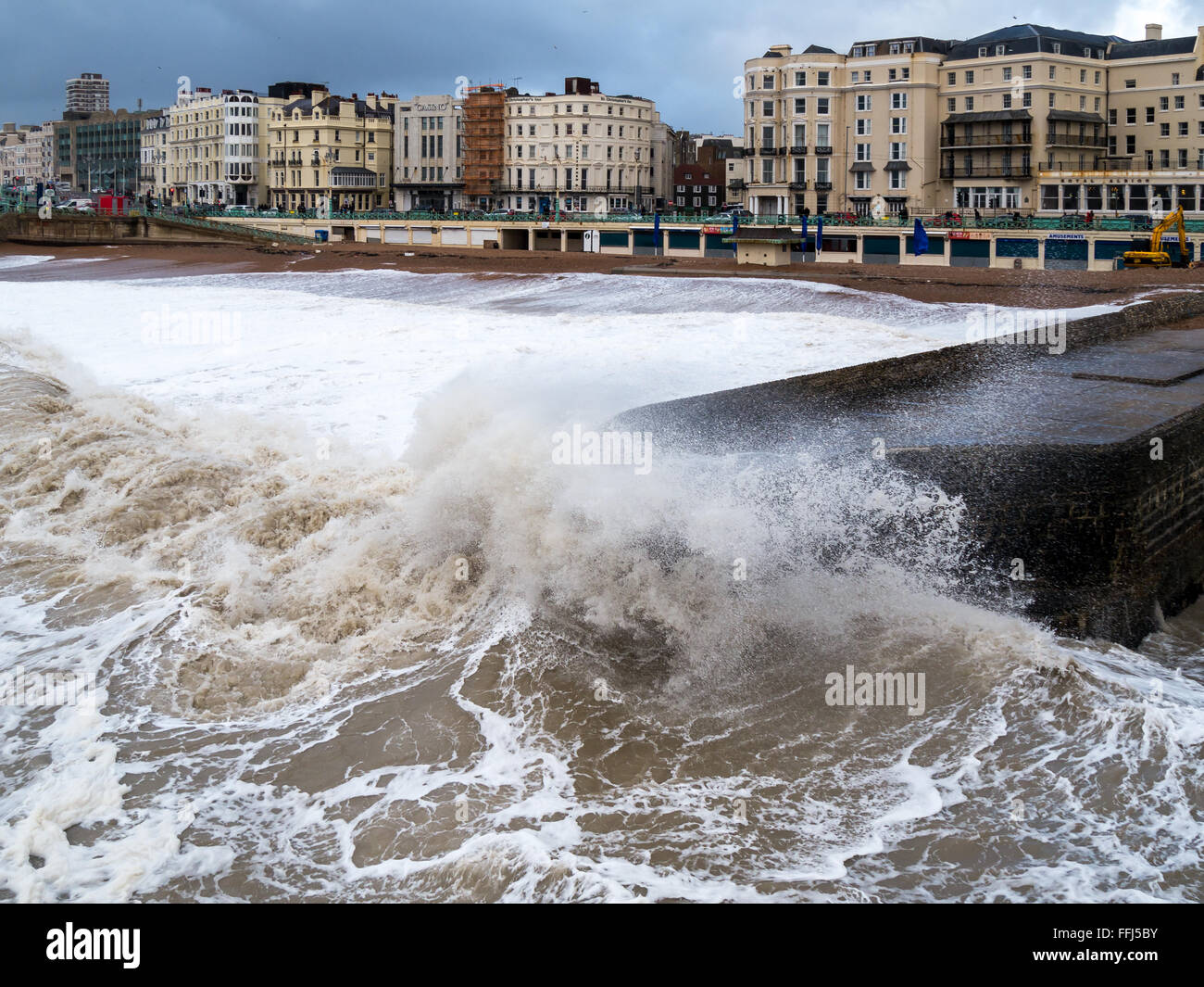 Brighton after the storm Stock Photo - Alamy