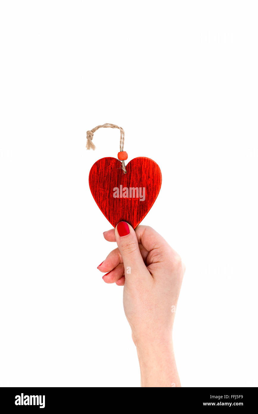 Hand holding string Cut Out Stock Images & Pictures - Alamy