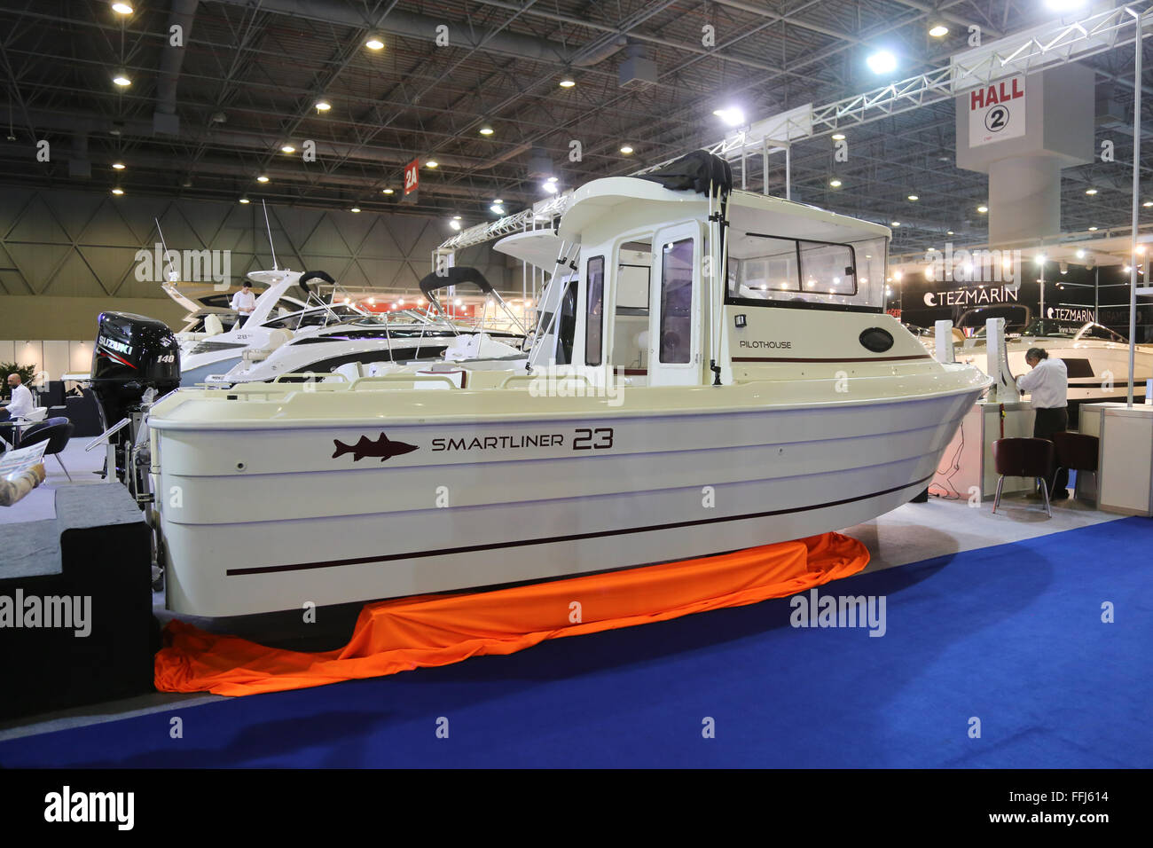 Smartliner 23 Pilothouse boat on display at 9th CNR Eurasia Boat Show ...
