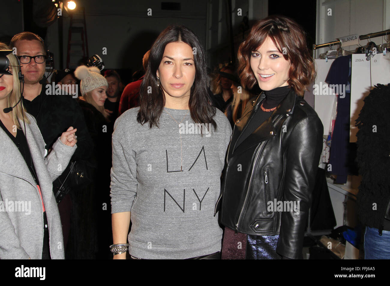 Ny, NY, USA. 13th Feb, 2016. Rebecca Minkoff and Mary Elizabeth ...