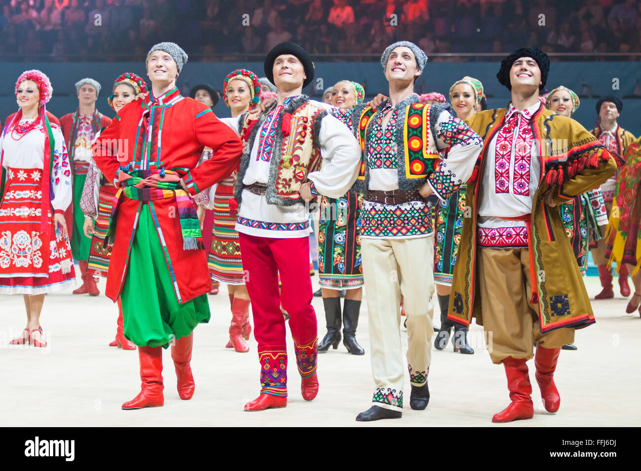 KYIV, UKRAINE - SEPTEMBER 1, 2013: Virsky Ukrainian National Folk Dance ...