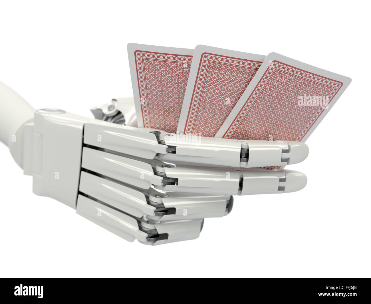 Robot playing cards hi-res stock photography and images - Alamy