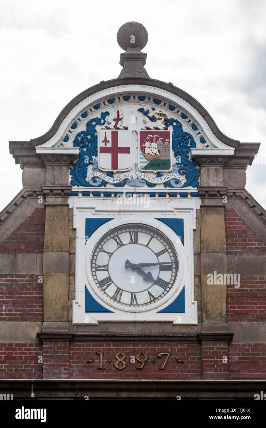 Historical Building Clock Windsor England Detail Stock Photo - Alamy