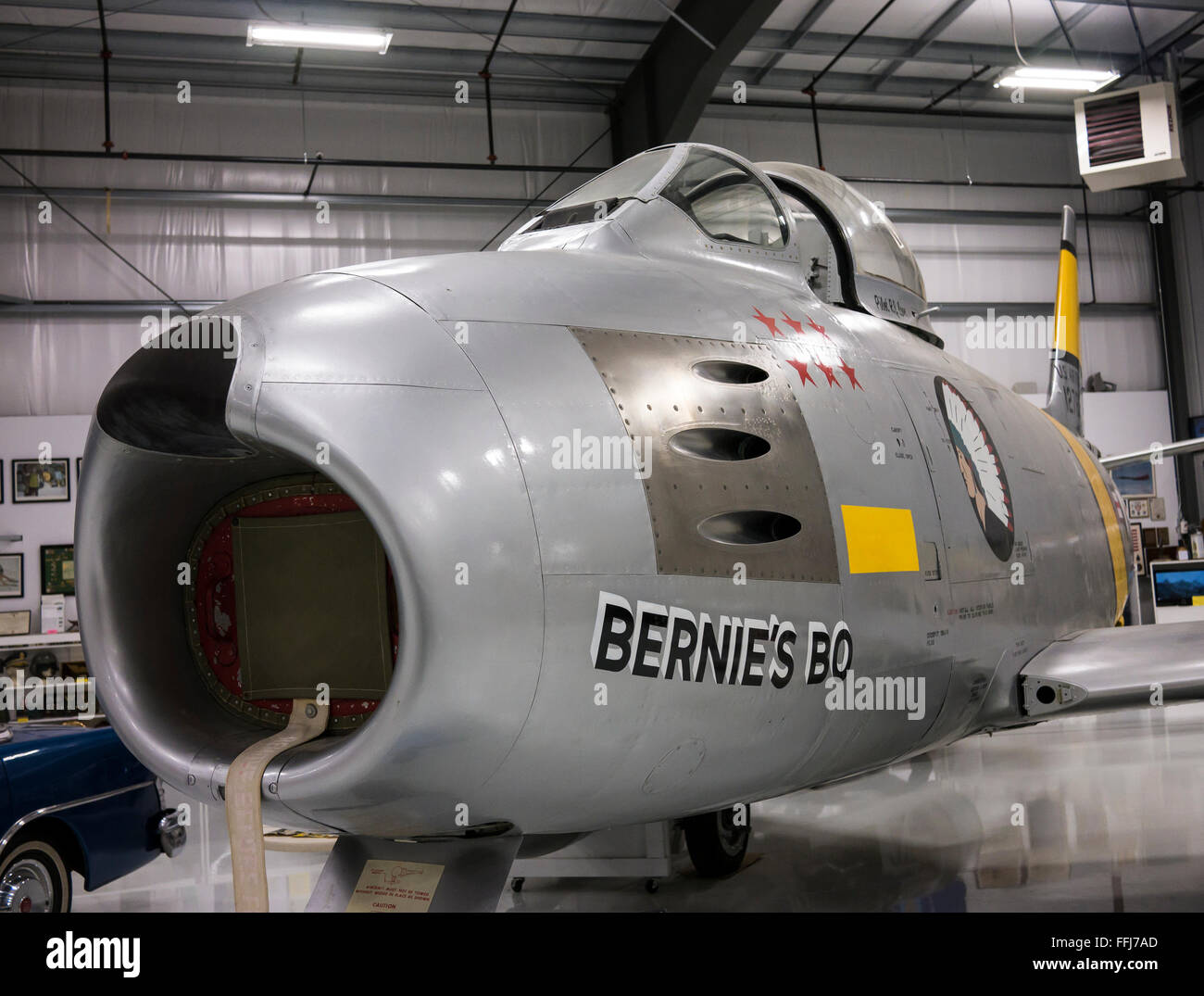 North American F-86F Sabre jet plane, Warhawk Air Museum, Nampa, Idaho ...