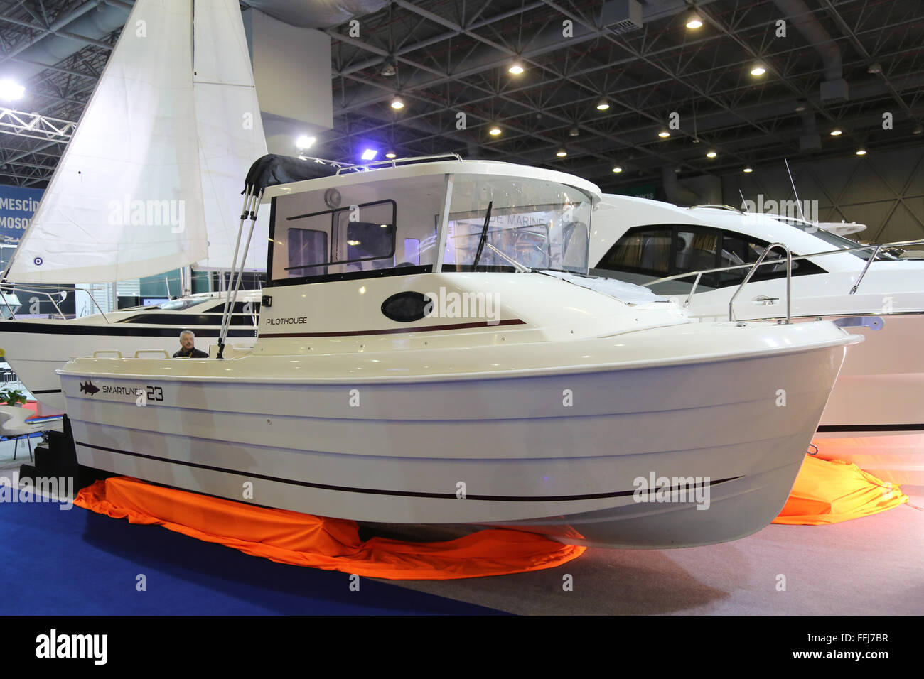 Smartliner 23 Pilothouse boat on display at 9th CNR Eurasia Boat Show ...