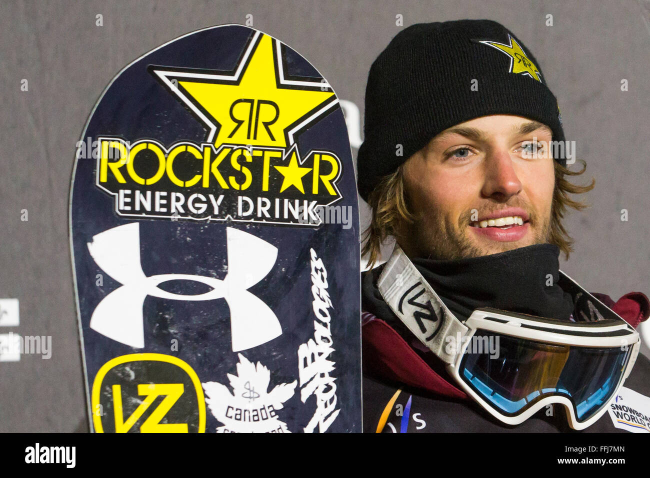 Quebec City, Quebec, Canada. 13th Feb, 2016. Tyler Nicholson of Canada ...