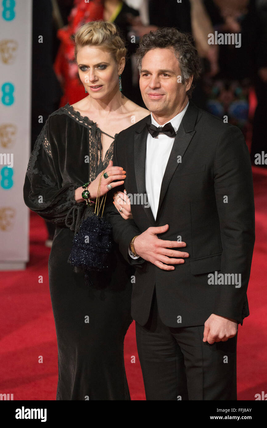 London, UK. 14 February 2016. Actor Mark Ruffalo. Red carpet arrivals ...