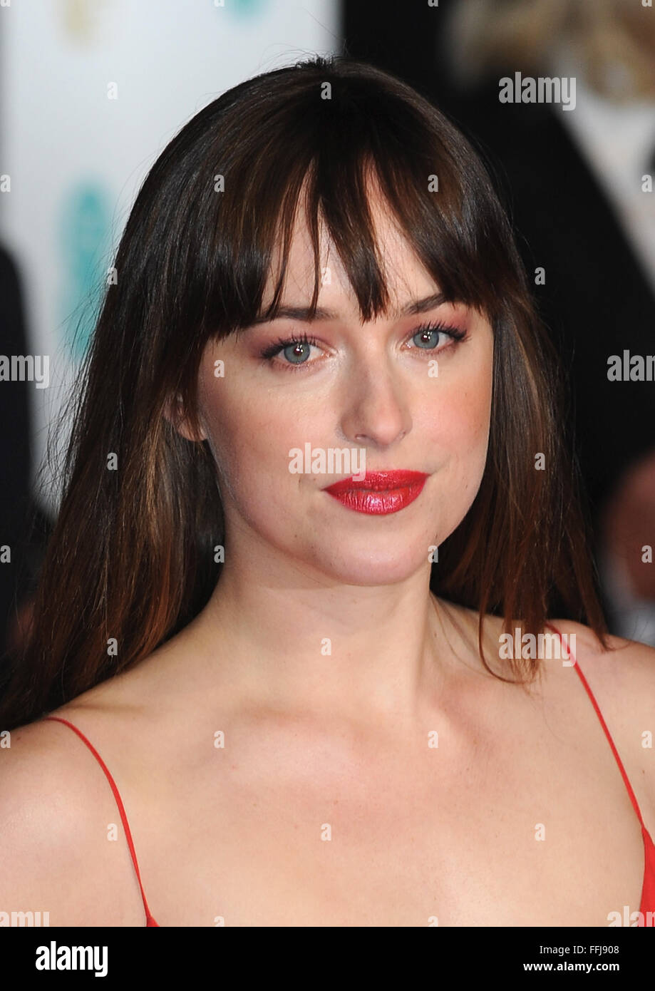 Uk, Uk. 14th Feb, 2016. Dakota Johnson attends the 'British Acadmy Film ...