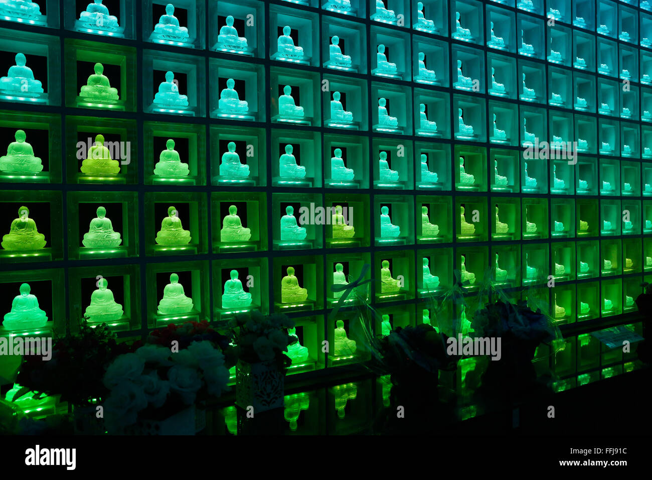 The Ruriden memorial hall at the Koukoko-ji temple on February 11, 2016 ...