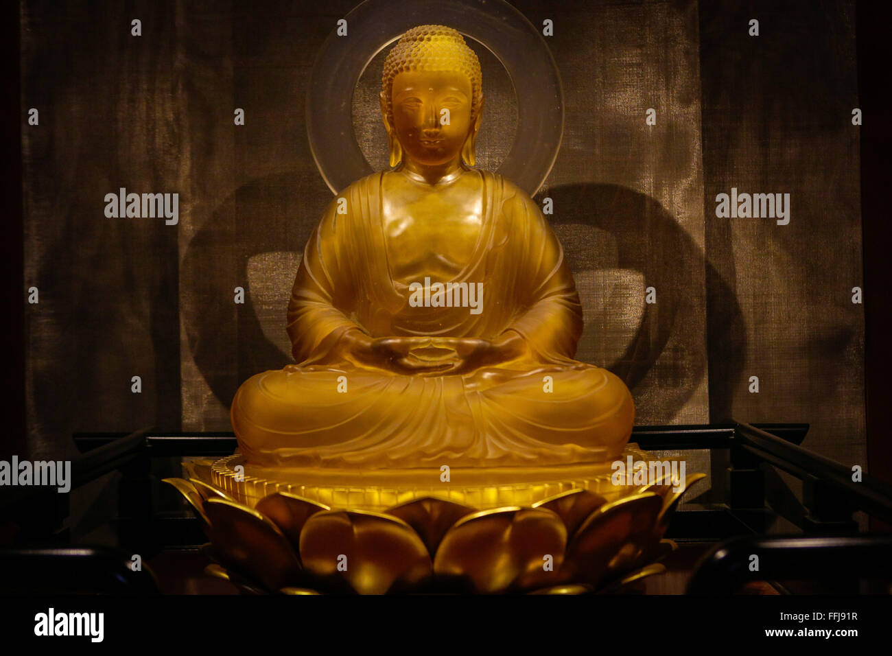 The Ruriden memorial hall at the Koukoko-ji temple on February 11, 2016 ...