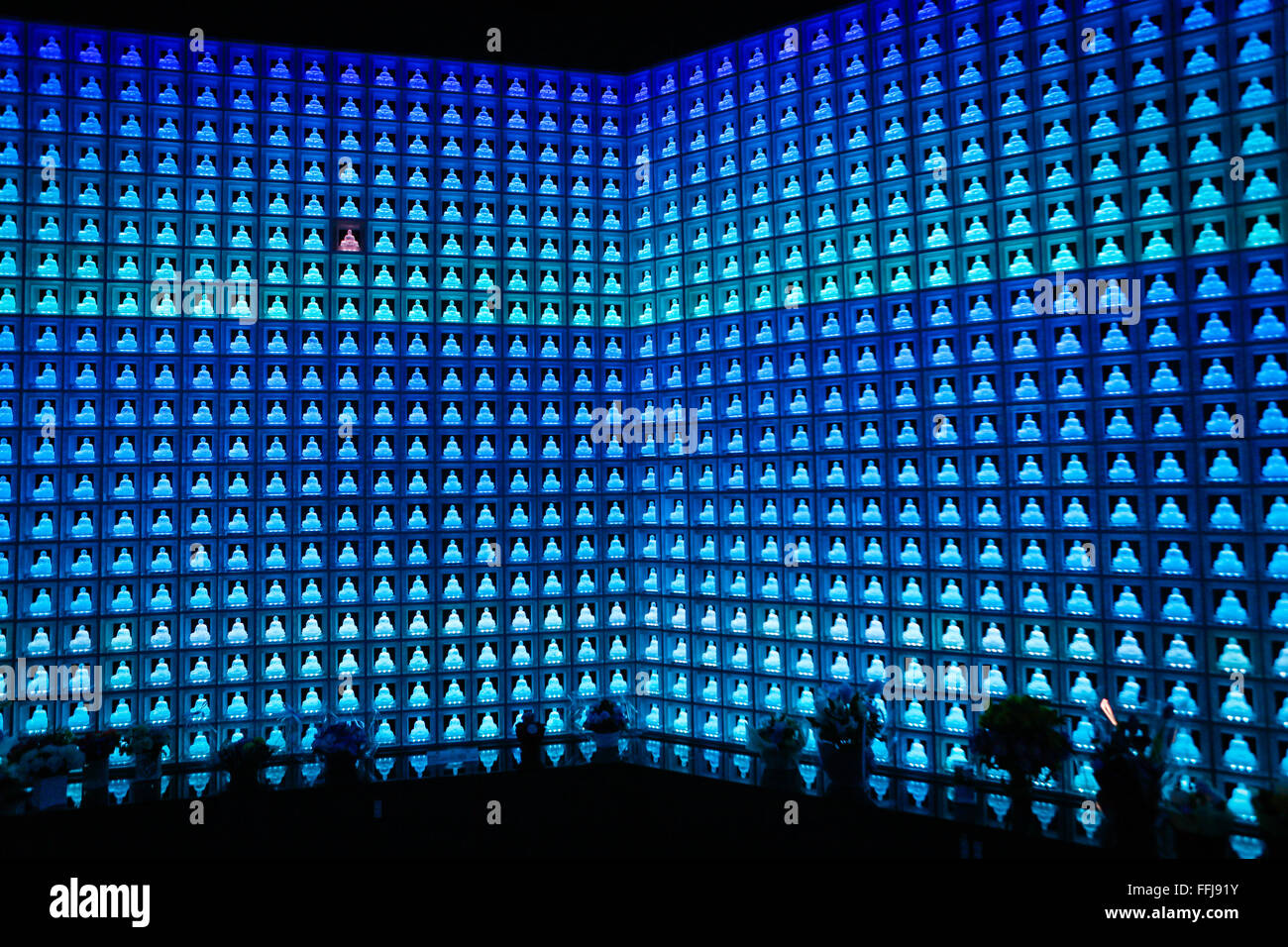 The Ruriden memorial hall at the Koukoko-ji temple on February 11, 2016 ...