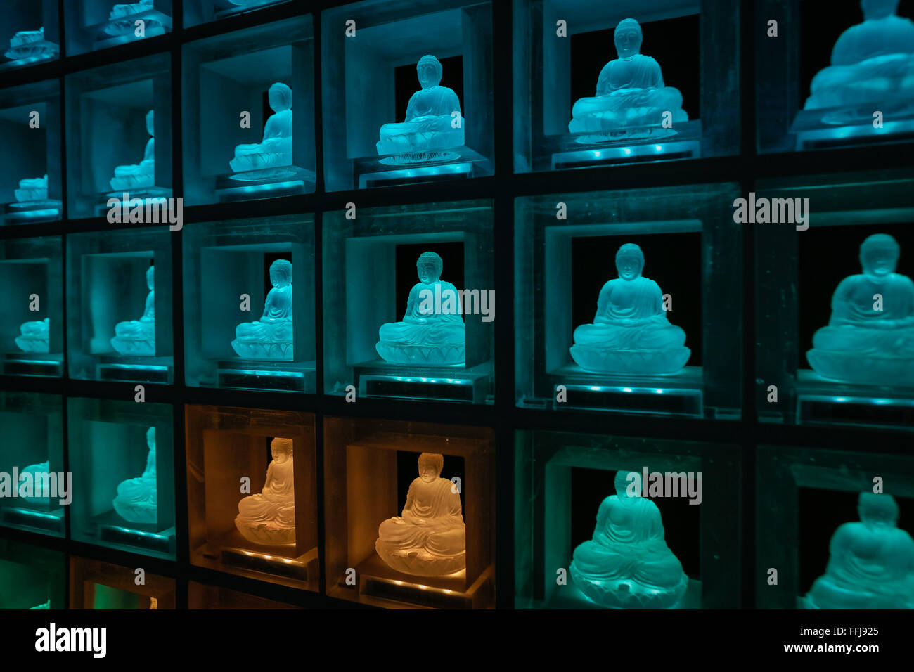 The Ruriden memorial hall at the Koukoko-ji temple on February 11, 2016 ...