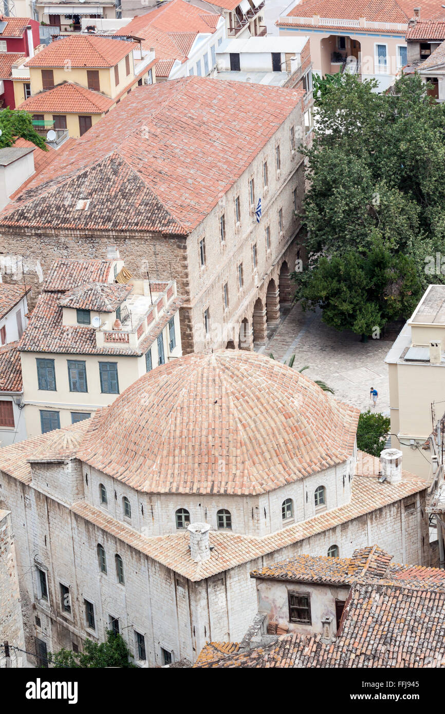 Historical buildings Nafplio, Peloponnese, Greece Stock Photo - Alamy