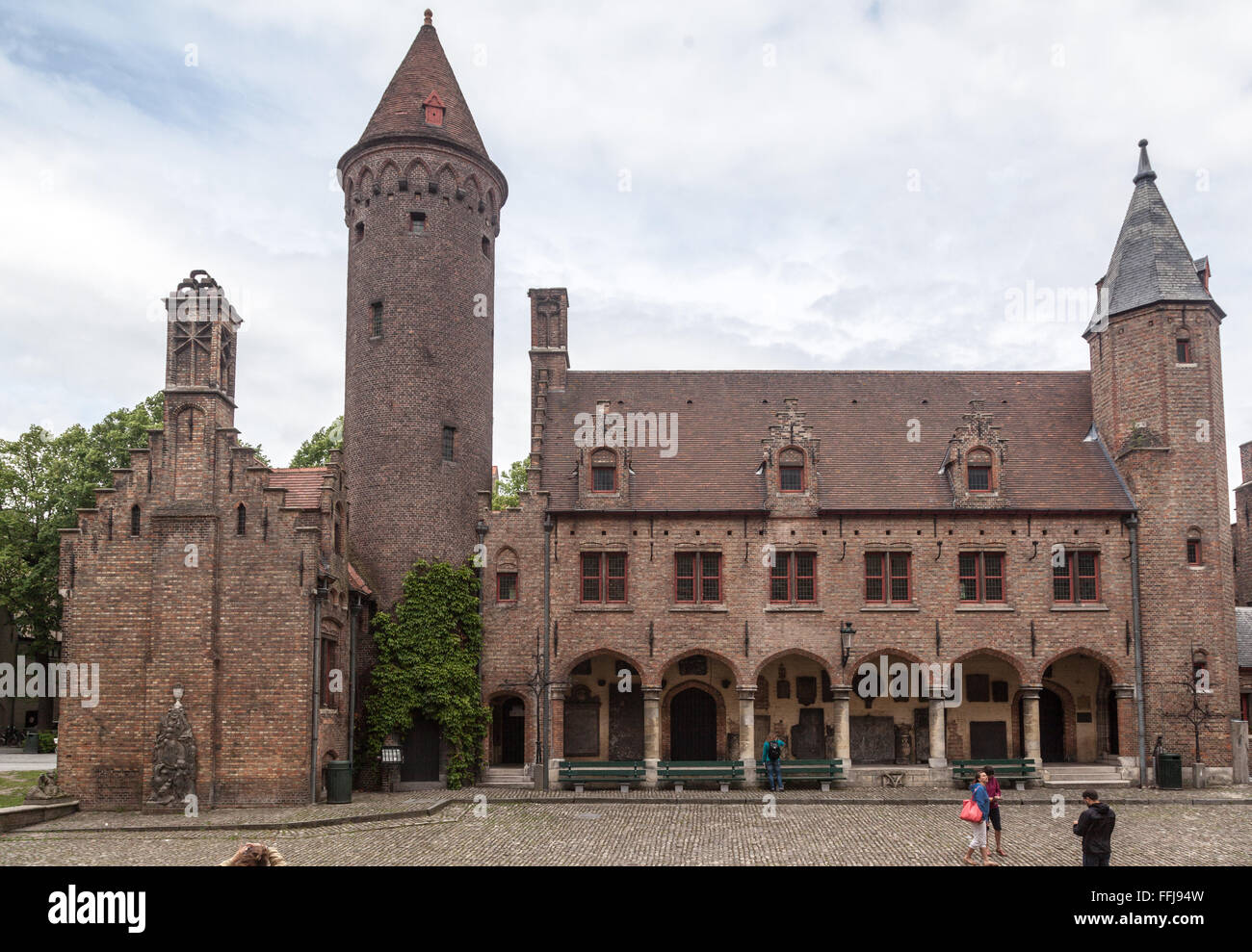 Typical Brick Building Bruges, Belgium Stock Photo - Alamy