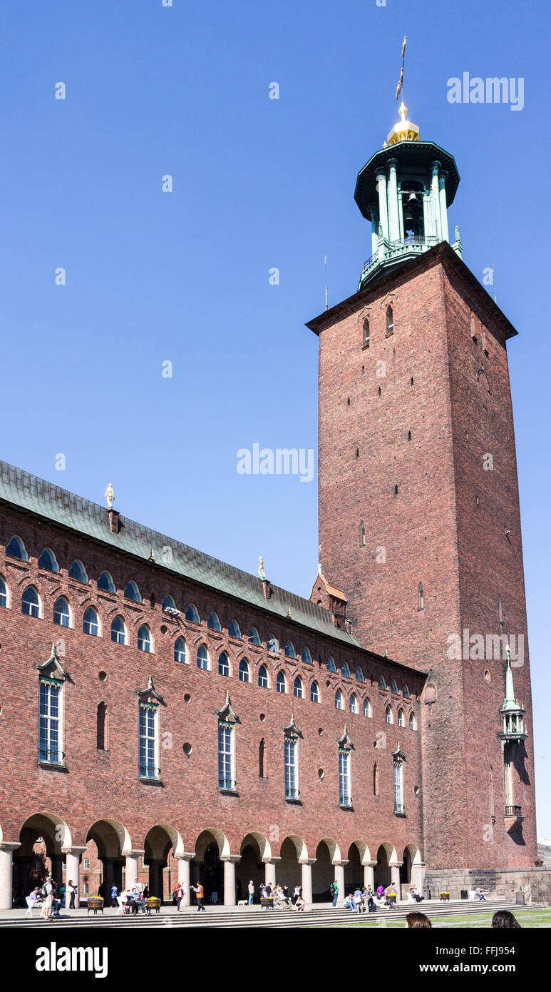 Town Hall Stockholm Sweden Stock Photo - Alamy