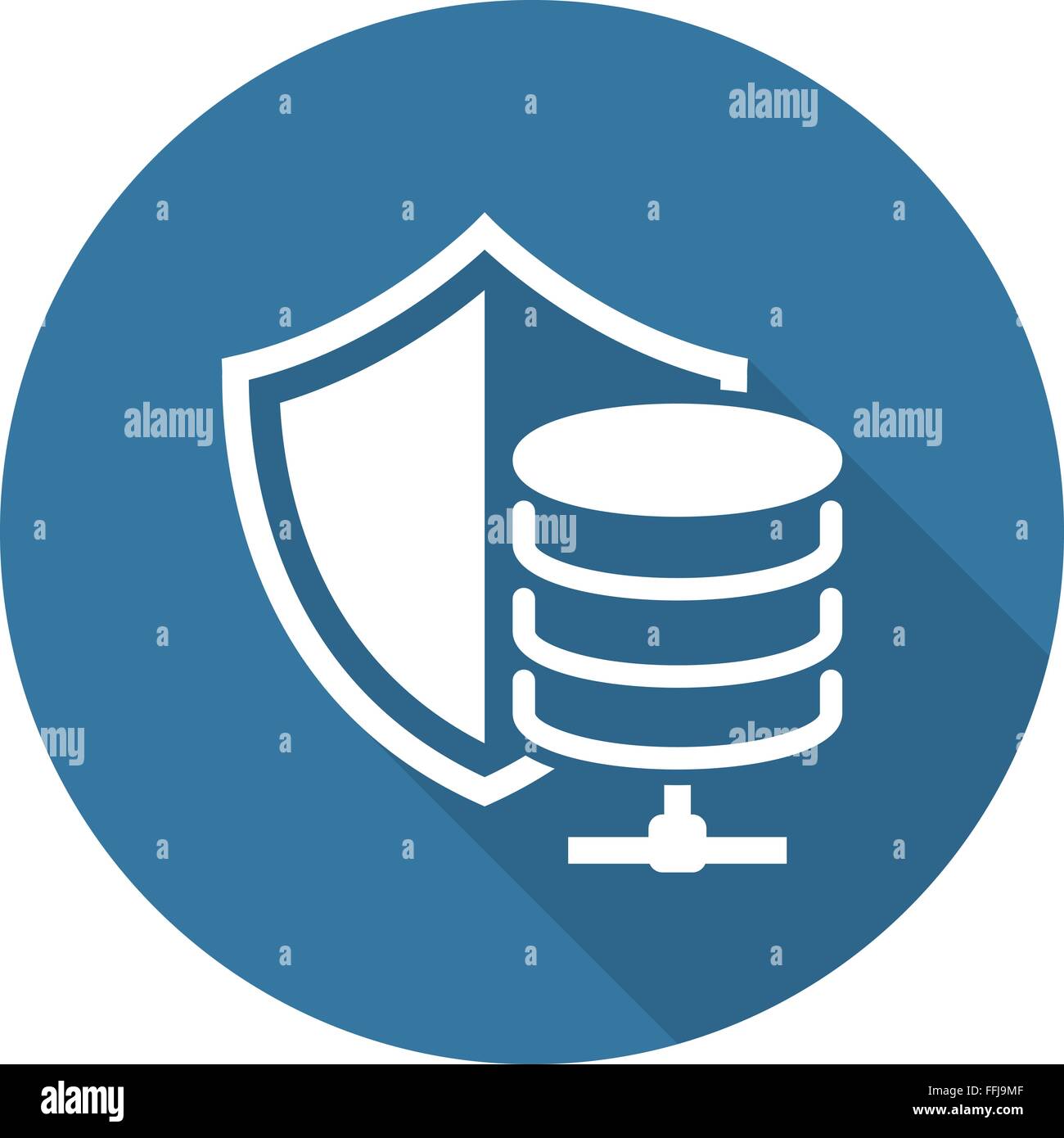Secure Hosting Icon. Flat Design Stock Vector Image & Art - Alamy