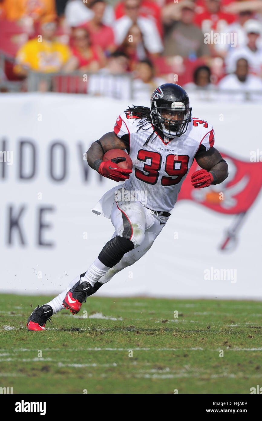 Tampa, FL, USA. 17th Nov, 2013. Atlanta Falcons running back Steven ...