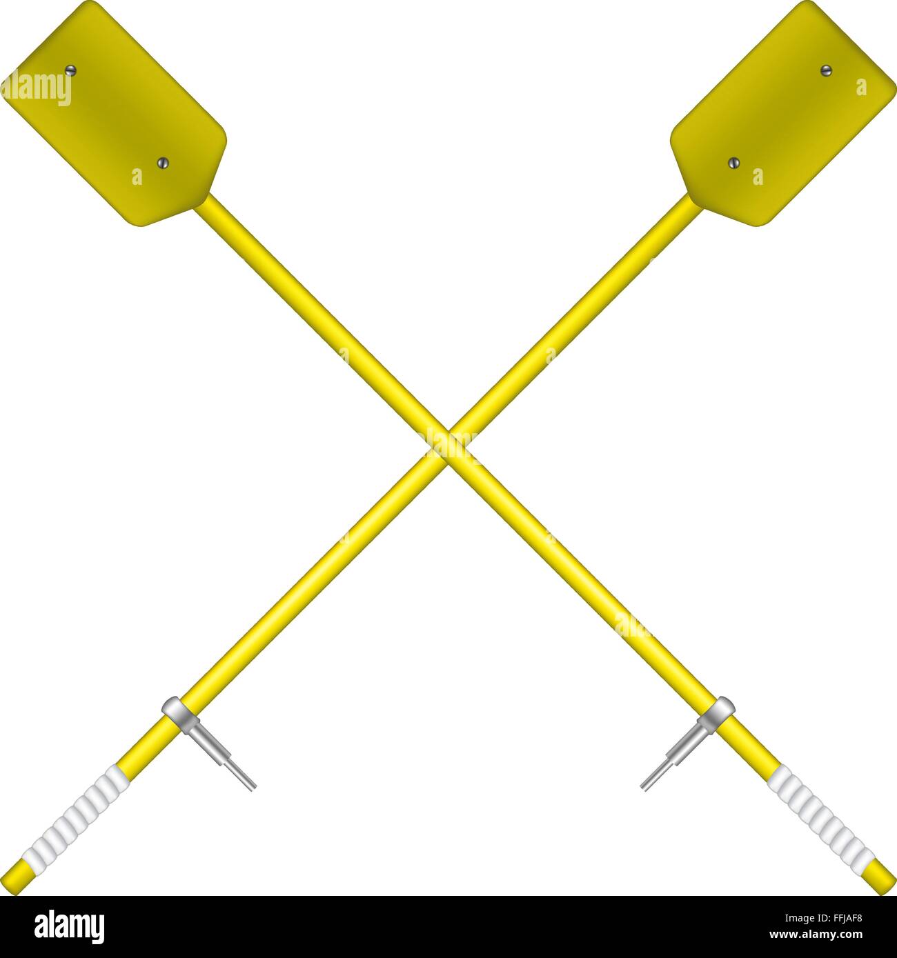 Two oars Stock Vector Images - Alamy
