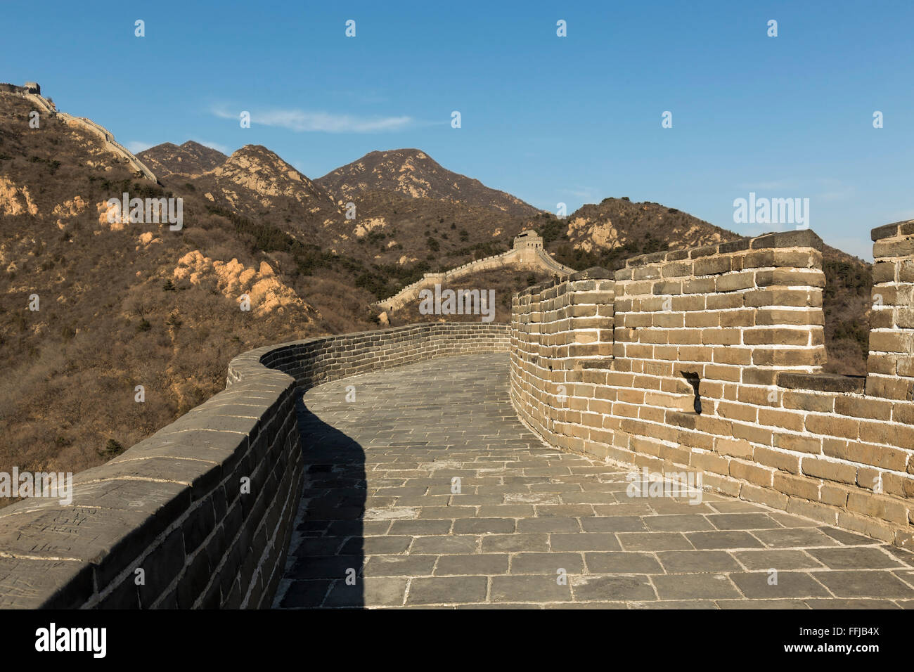 The Great Wall of China at Badaling Stock Photo - Alamy