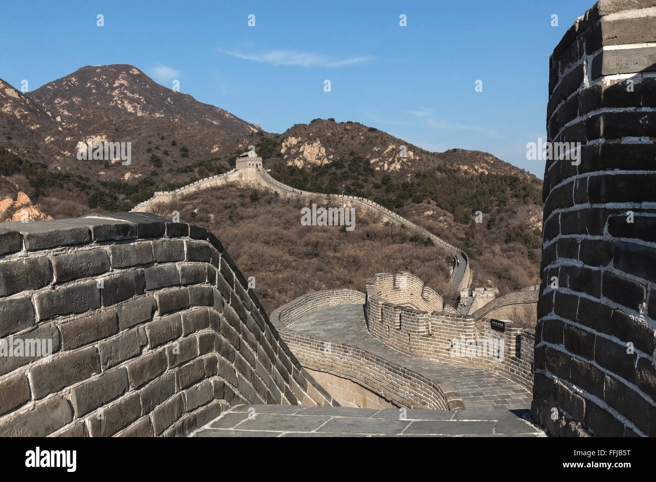Badaling china landscape view hi-res stock photography and images - Alamy