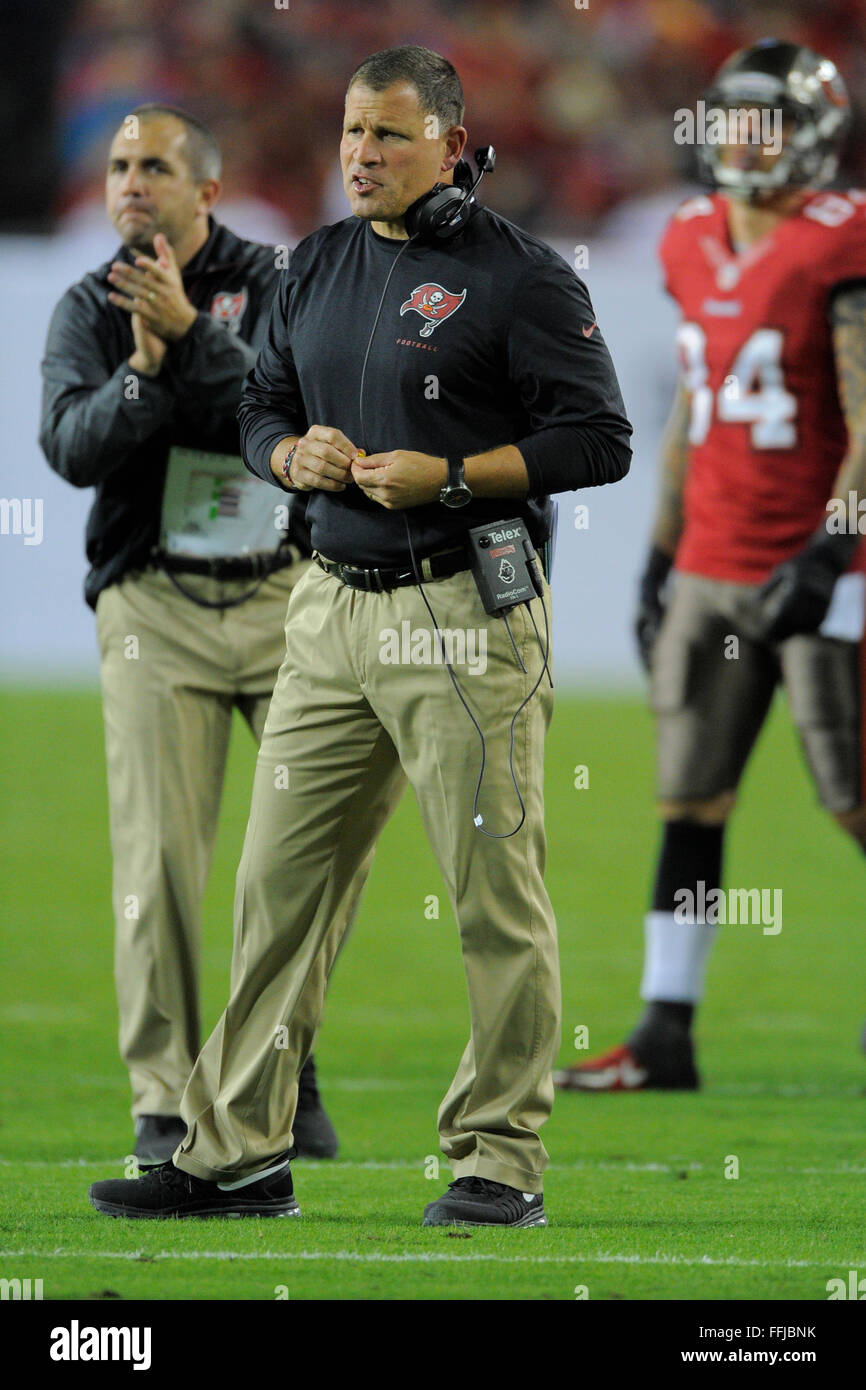 Tampa, FL, USA. 24th Oct, 2013. Tampa Bay Buccaneers head coach Greg ...