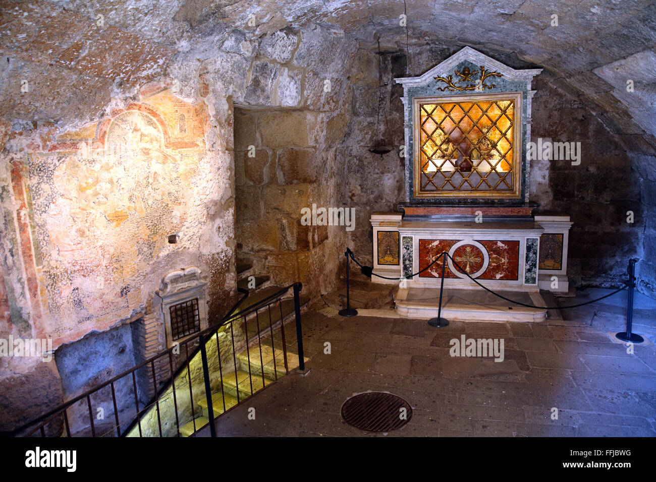 The mamertine prison hi-res stock photography and images - Alamy