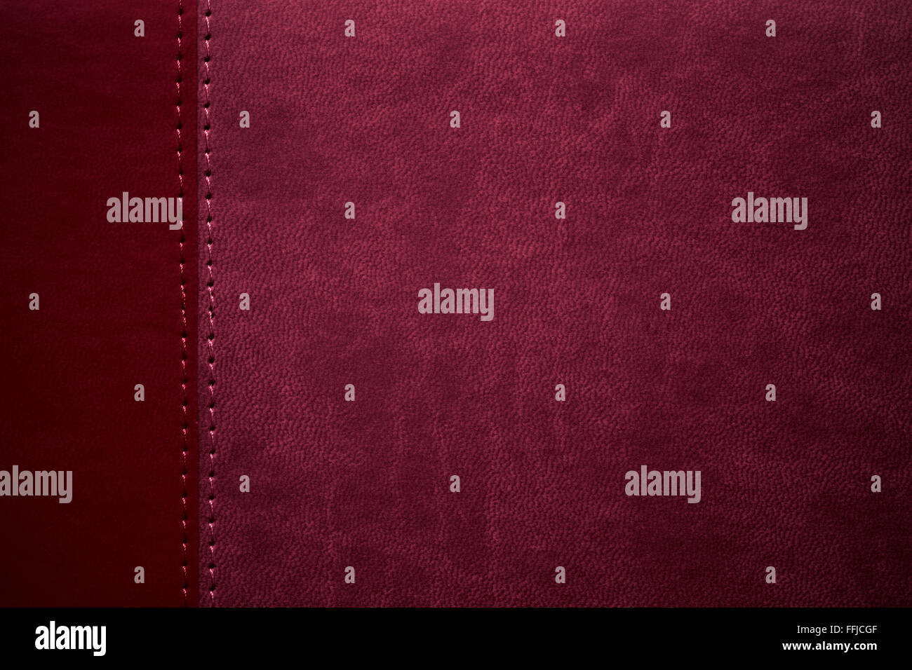 red leather texture with seam at margin Stock Photo - Alamy