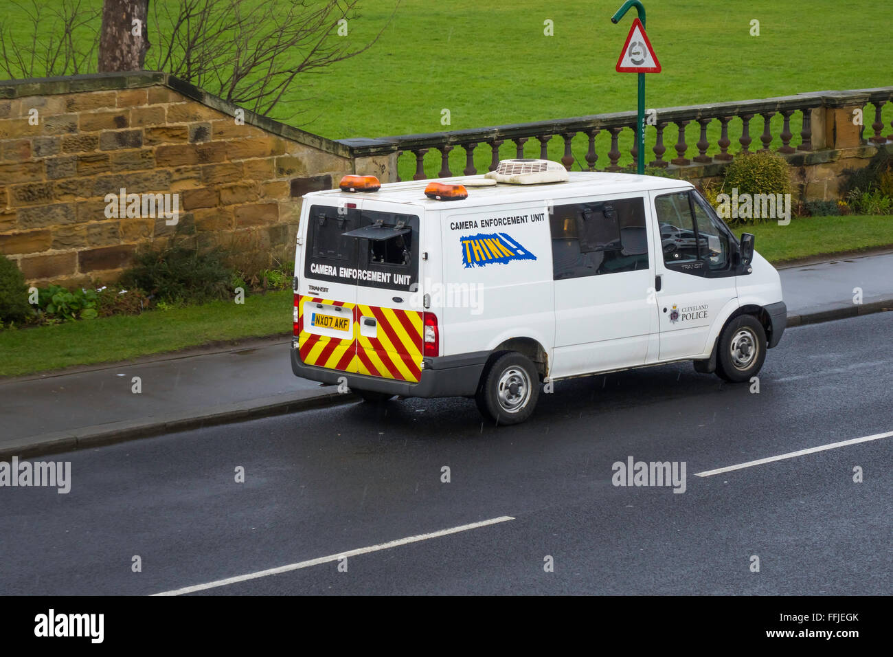 Police van Camera Enforcement Unit covert measuring of motor vehicle ...