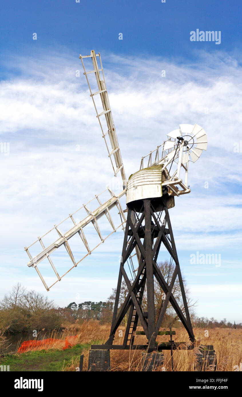 A view of Boardman's Drainage Mill by the River Ant on the Norfolk ...