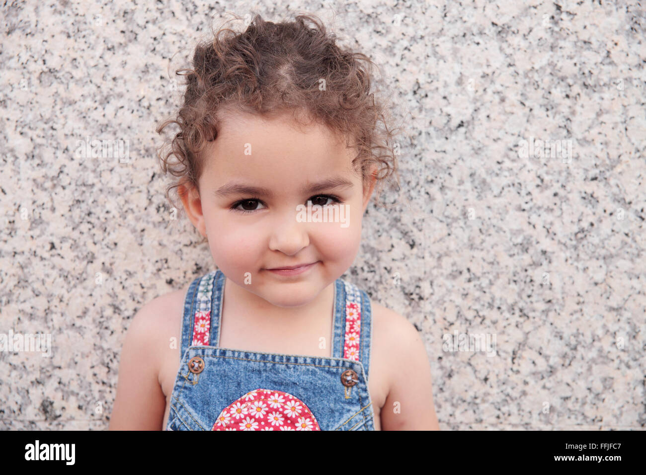 beautiful caucasian girl with a beautiful expression Stock Photo - Alamy