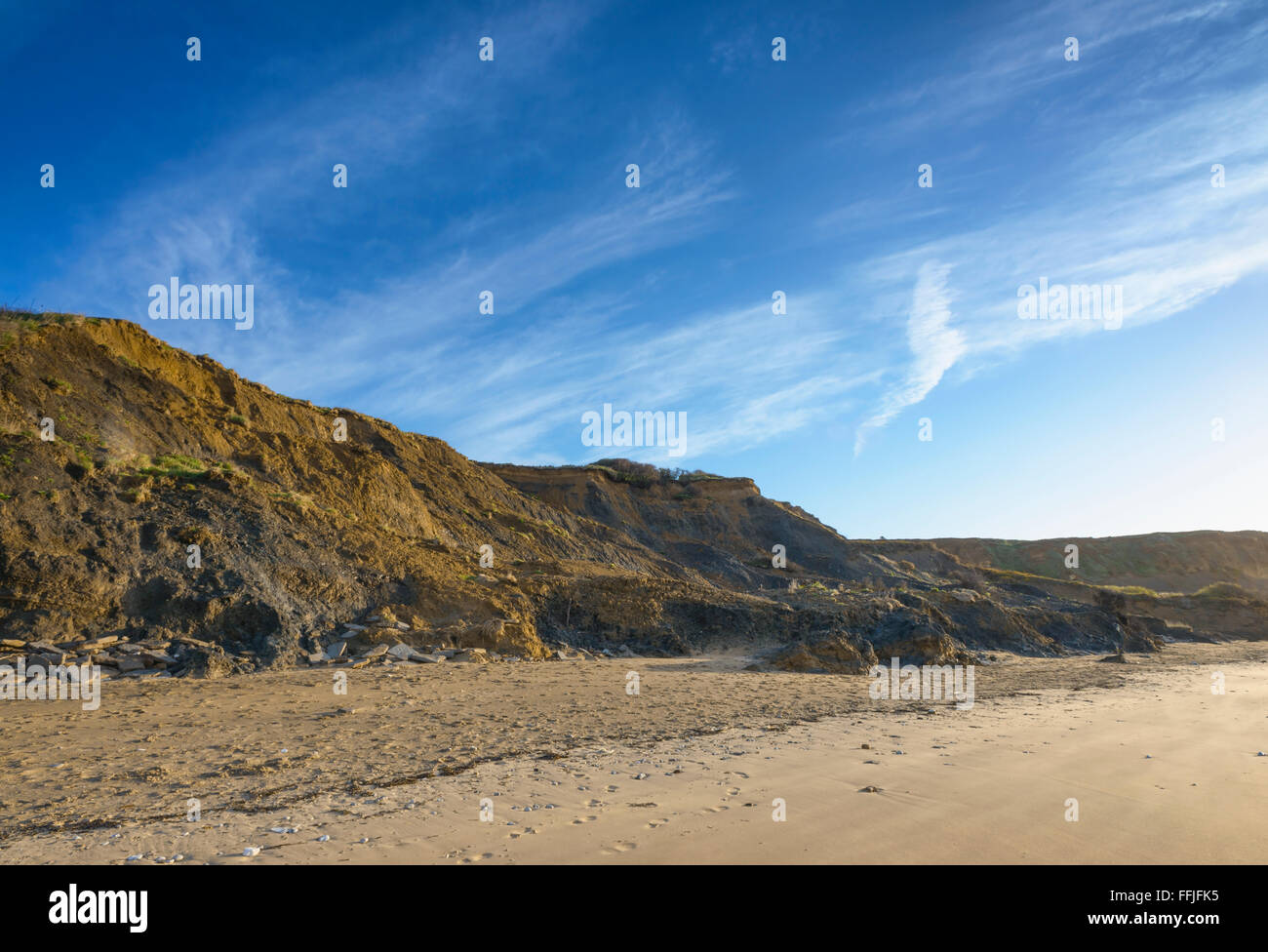 Culver cliffs at Isle of Wight, Hampshire Stock Photo - Alamy