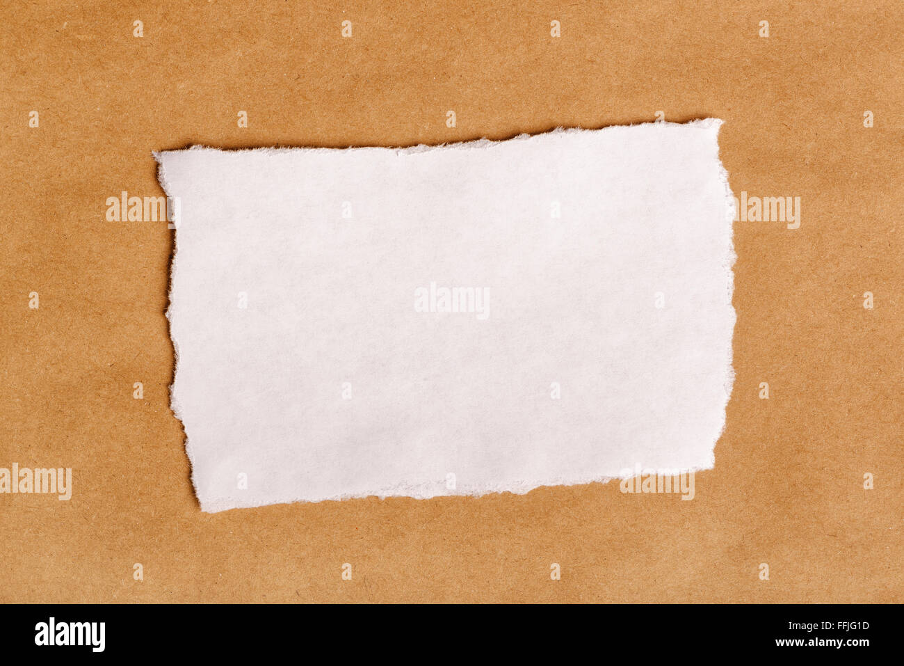 Scrap paper piece as copy space, top view, paper material texture as ...