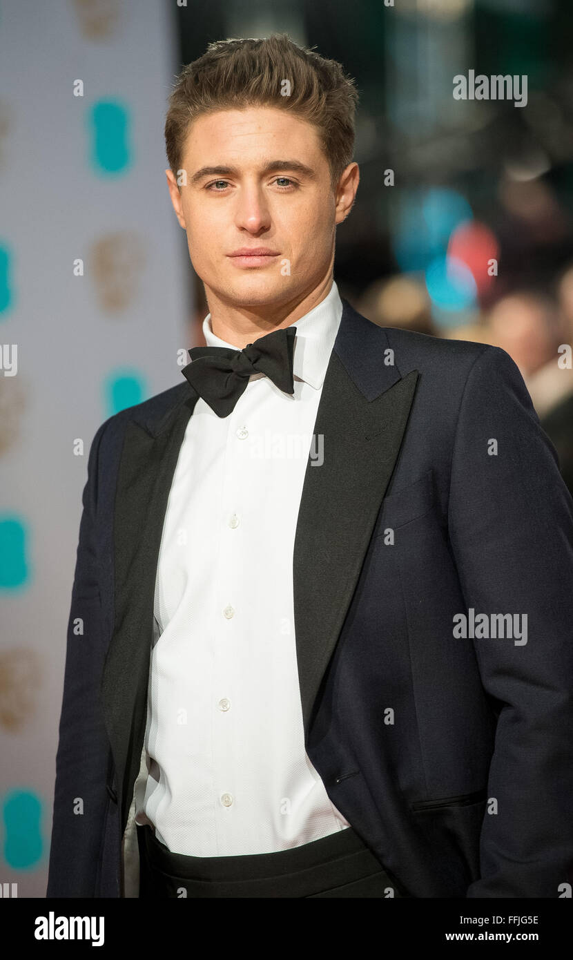 London, UK. 14th February, 2016. Max Irons arrives at the EE British ...