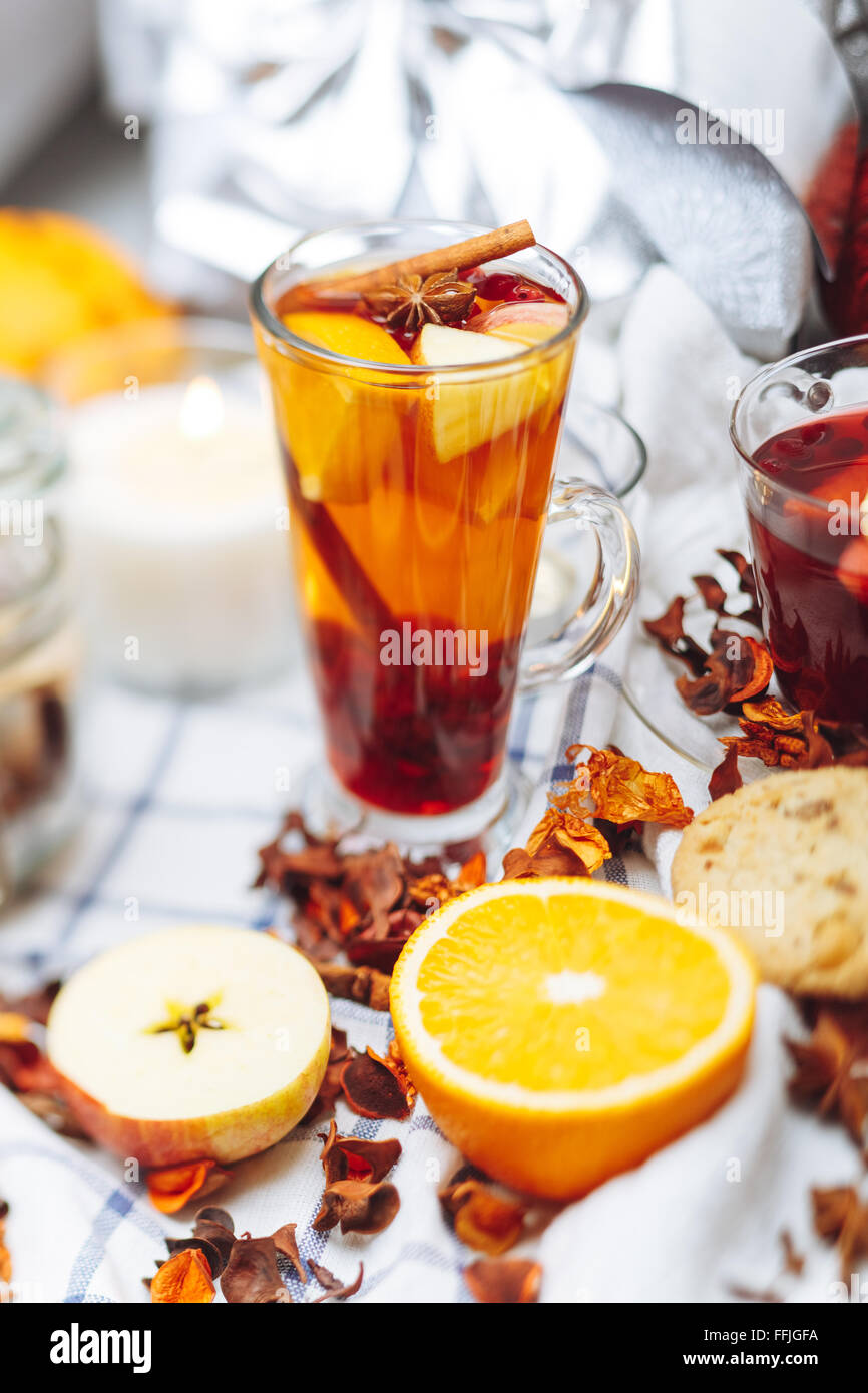hot drinks - fruit tea Stock Photo - Alamy