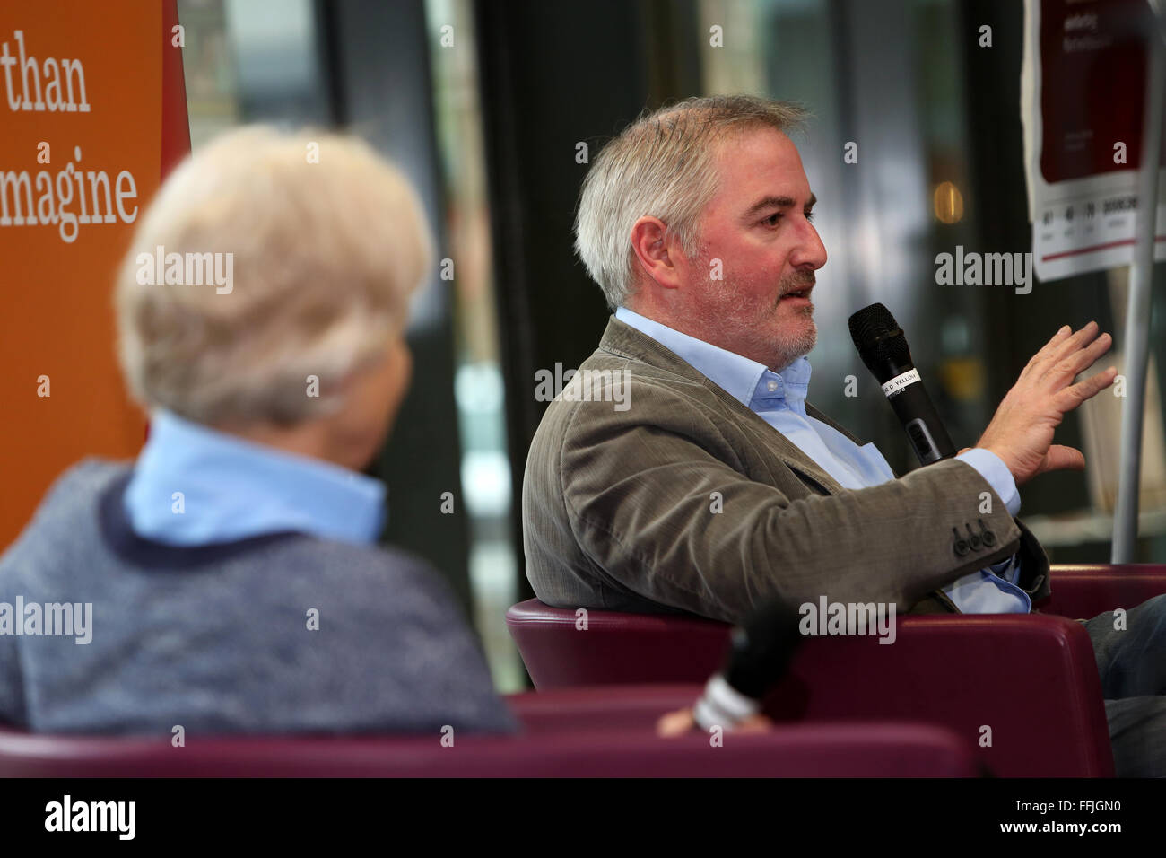 Children's Laureate Chis Riddell pictured in conversation with The ...