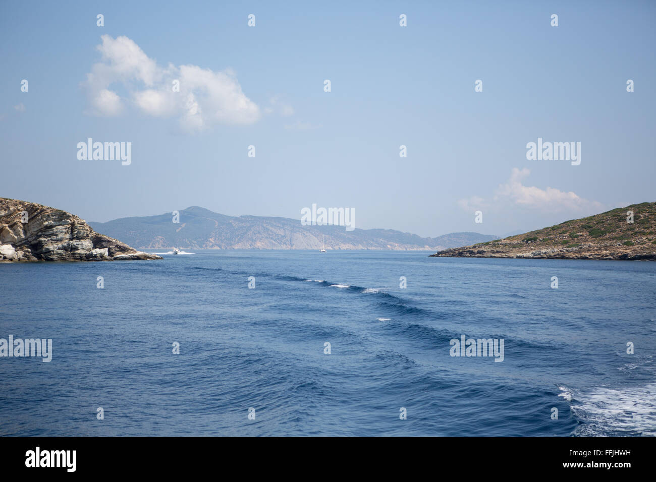 leaving the island Stock Photo - Alamy